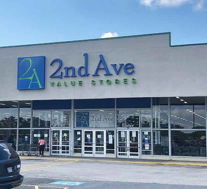 The moment you realize "superstore" wasn't just creative marketing but an actual architectural commitment to thrift shopping.