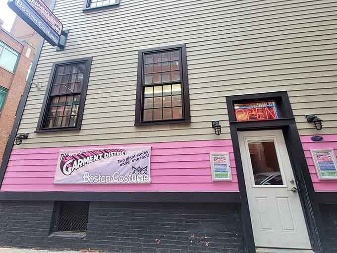 That pink exterior isn't just eye-catching &ndash; it's a beacon calling thrift shoppers home to paradise.