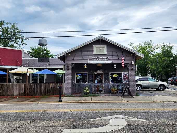The unassuming facade hides a treasure trove of antiques, good food, and even better times inside.