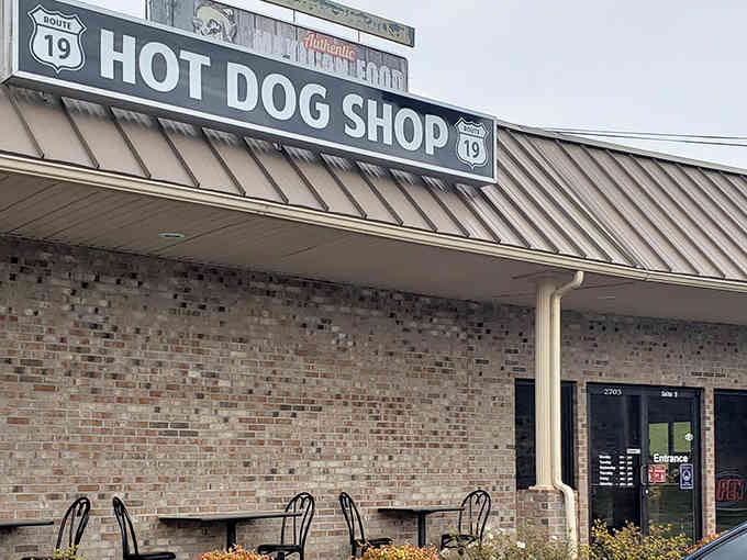 The Route 19 Hot Dog Shop stands ready to prove that the best meals don't require fancy facades or valet parking.