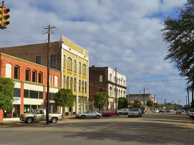 Wide open streets and historic buildings that look like they're waiting for their close-up in a time travel movie.