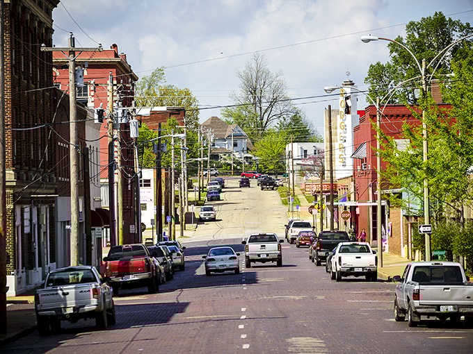 Downtown streets reveal the kind of authentic architecture that makes you slow down and actually look around.