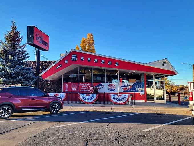 When a diner looks this good from the outside, you know the pancakes inside are going to be spectacular.