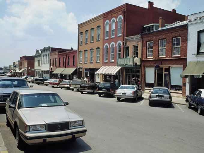 Historic Main Street looks like it's been waiting patiently for you to discover its brick-and-mortar charm.