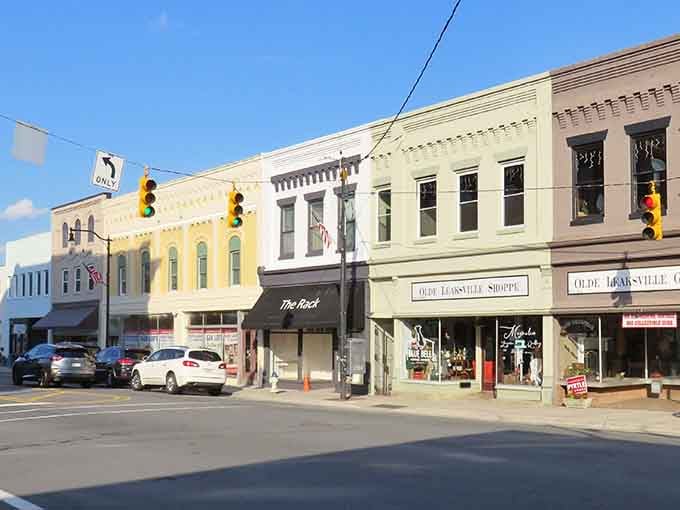 Those pastel storefronts aren't a movie set, they're the real deal where actual people shop and live affordably.