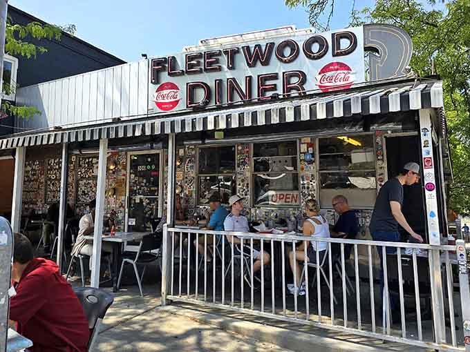 That gleaming silver diner car has been stopping traffic on South Ashley Street longer than most restaurants survive.
