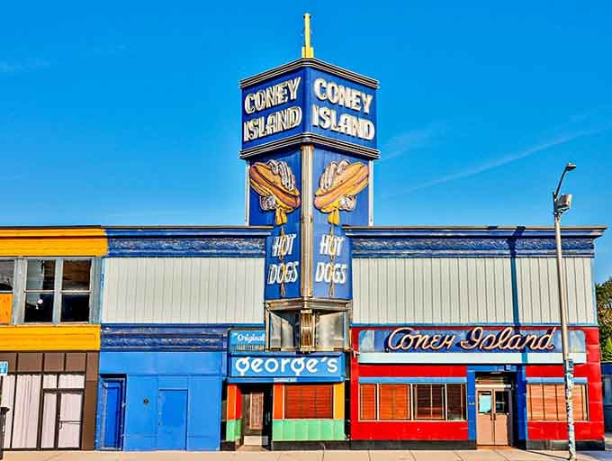 That towering vintage sign isn't just advertising, it's a Worcester landmark that's been guiding hungry souls home for generations.