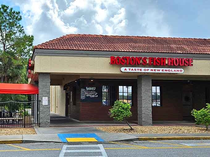 That red sign isn't just calling you in, it's practically begging you to discover Winter Park's best-kept secret.