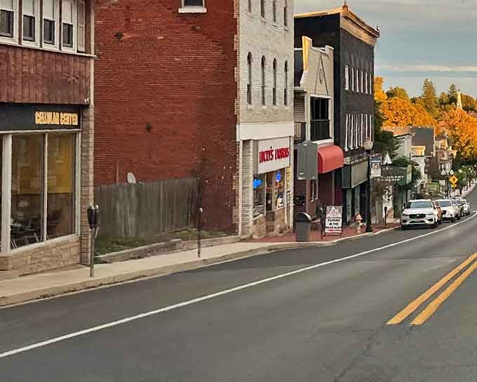 Main Street Frostburg looks like someone pressed pause on the best parts of small-town America and forgot to hit play again.