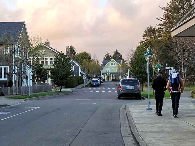 Walking these peaceful streets feels like you've stumbled into a coastal town that time forgot, in the best possible way.