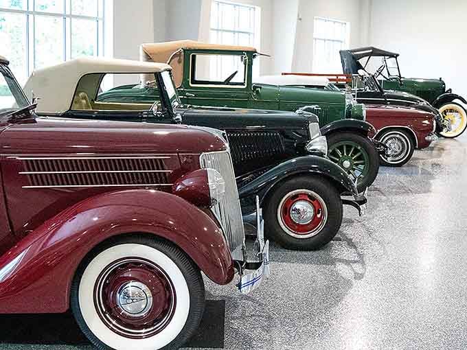 Whitewall tires and chrome grilles that prove our grandparents had seriously good taste in automobiles.