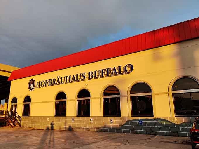 The exterior promises a taste of Bavaria, and the inside delivers it in spectacular style.