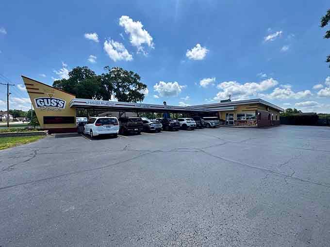 That iconic sign has been guiding hungry travelers to happiness like a delicious, retro North Star for decades.