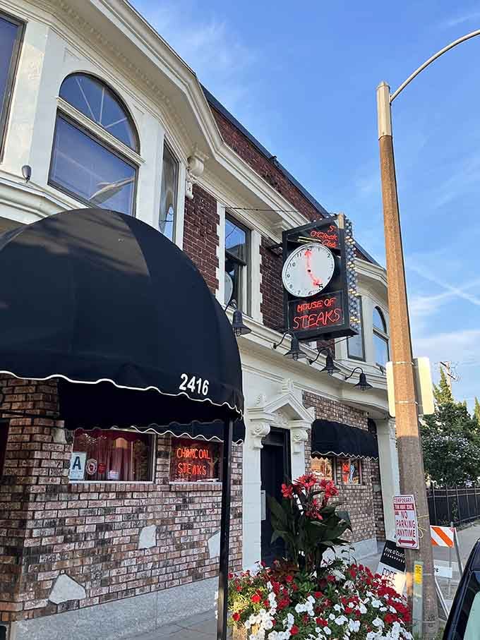That classic brick facade has welcomed hungry Milwaukee diners through its doors for generations of perfect steaks.