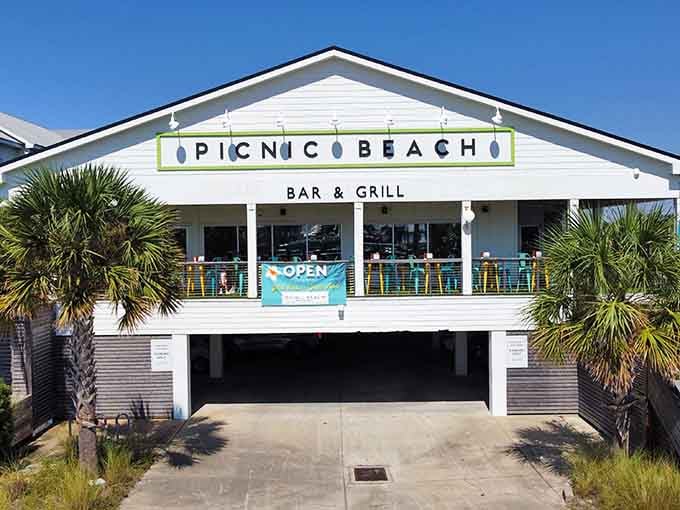 That white beach house facade isn't fooling anyone, this is where the magic happens and your taste buds know it.