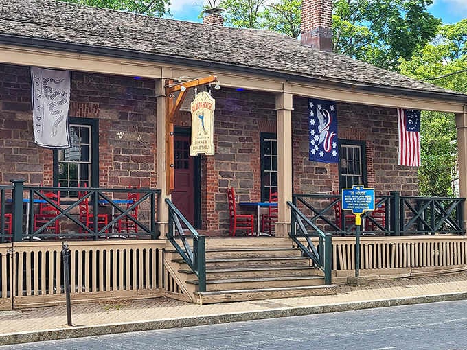 That stone facade and welcoming porch have been greeting travelers since before America had its first birthday.