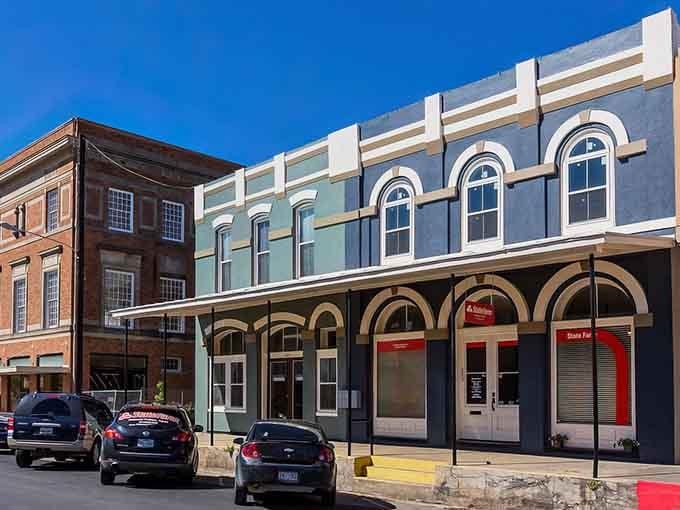 Classic Texas architecture meets small-town charm on Lockhart's historic square, where barbecue dreams come true daily.