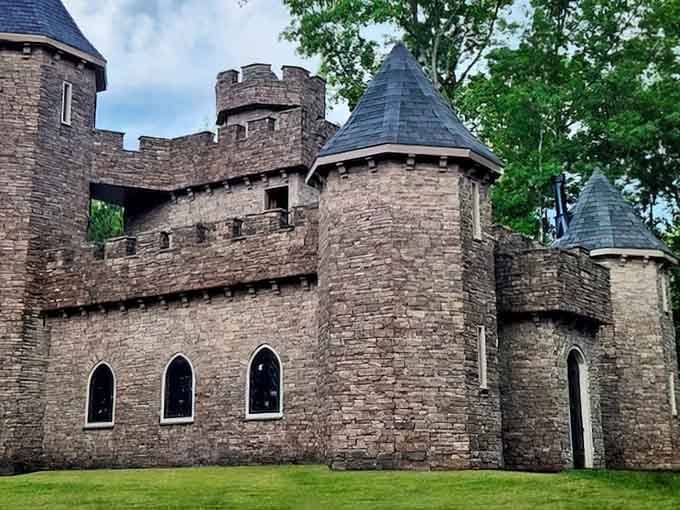 When a medieval fortress appears in the Georgia countryside, you know someone's living their absolute best fantasy life.
