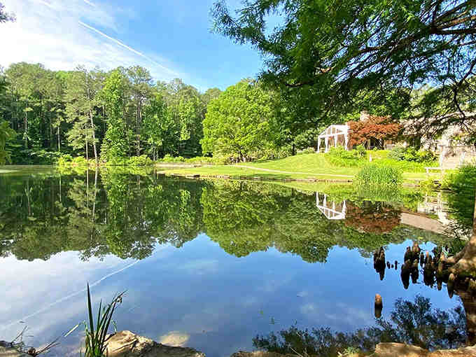 That mirror-perfect reflection isn't Photoshop trickery, it's just Alabama showing off its natural beauty in spectacular fashion.