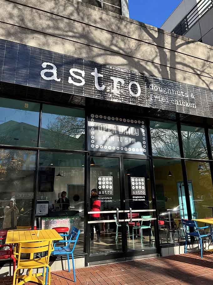 That storefront promises two of life's greatest pleasures, and the marquee lighting doesn't lie about what's inside.