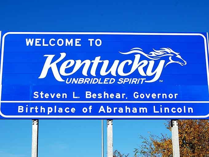 That galloping horse logo says it all: you're entering a state with unbridled spirit and pride.