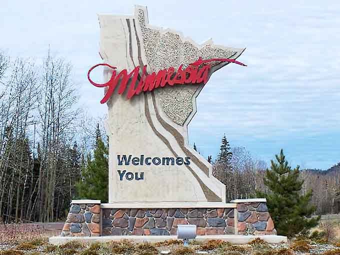 That moment when geography becomes performance art, and you're the delighted audience member pulling over for proof.