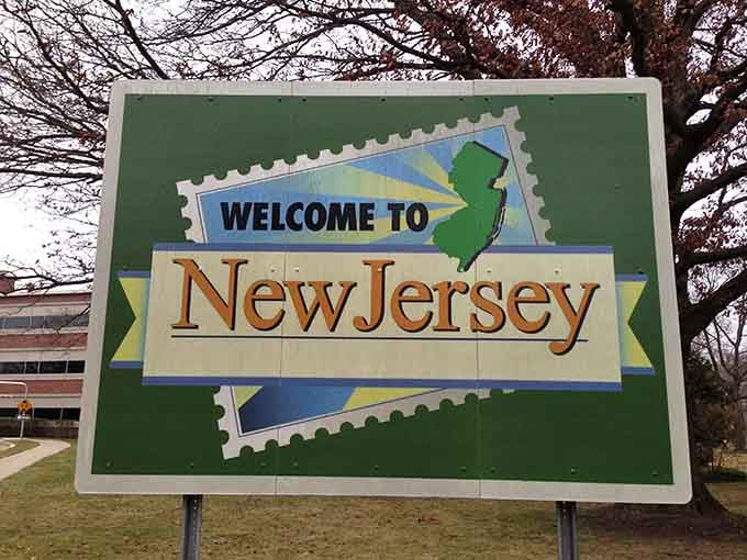 That green and gold welcome sign isn't just metal and paint, it's your ticket home to everything Jersey.
