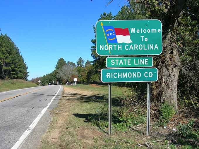 That green sign hits different when you've been away, like spotting an old friend at the airport.