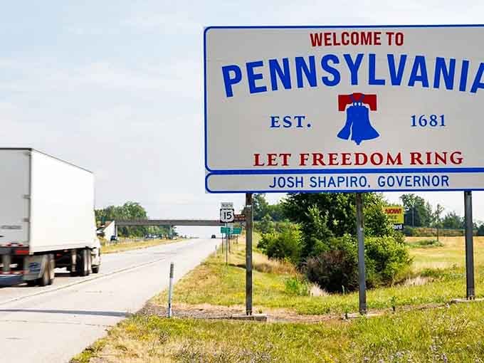 That blue and white sign hits different when you've been craving a real taste of home.