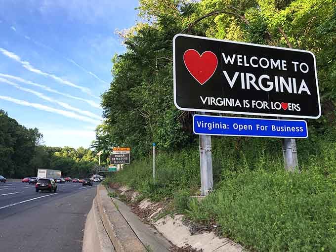 That heart logo hits different when you've been driving for hours and finally see home ahead.