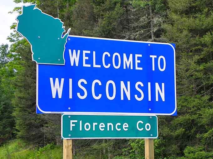 That blue rectangle might be the most beautiful sight you'll see all day when you're heading home.