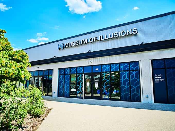 That distinctive geometric facade isn't just for show&mdash;it's your first hint that reality is negotiable here.