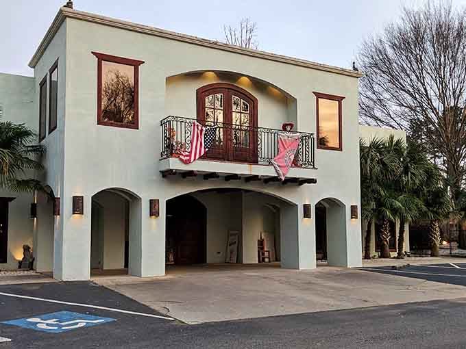 This isn't your typical Georgia storefront – it's like someone airlifted a Cuban villa straight to Athens.