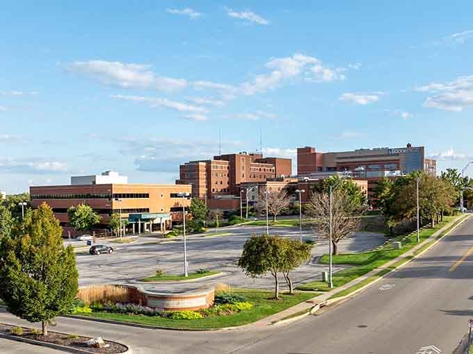 Modern architecture meets Missouri practicality in a skyline that proves college towns can grow up without losing character.