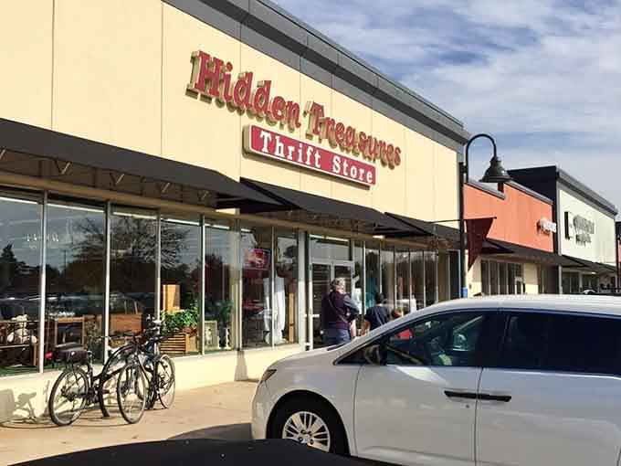 When even the bicycles outside look ready to shop, you know you've found a thrift store worth visiting.