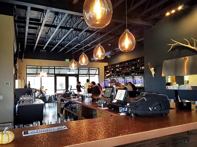 That hammered copper bar isn&rsquo;t just for show, it sets the scene for a stylish night of drinks and pub fare.