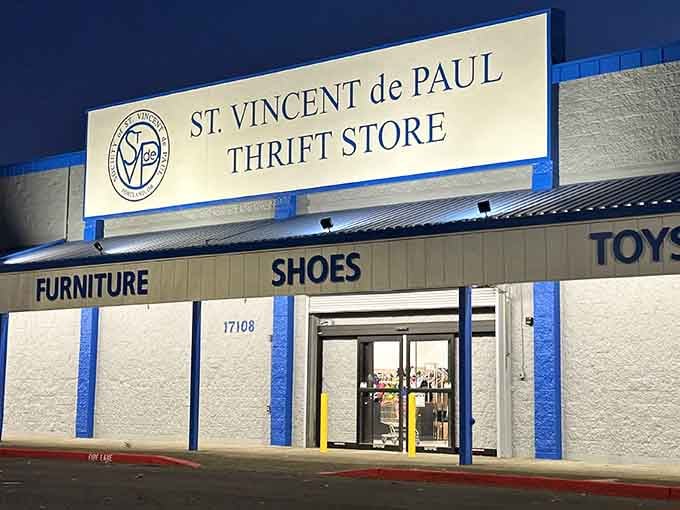 That blue and white facade isn't just a storefront&mdash;it's a portal to bargain paradise on Powell Boulevard.