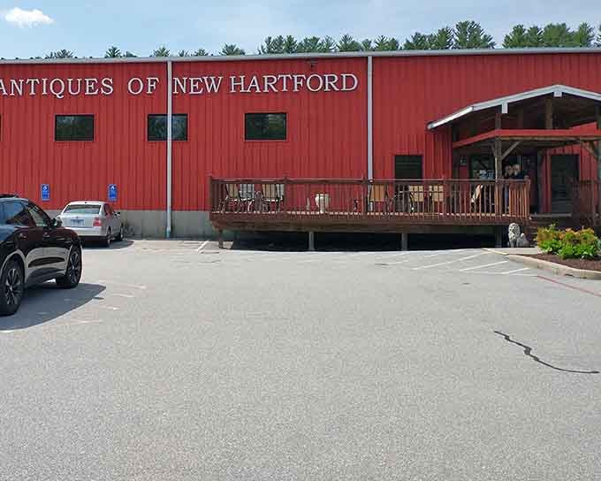 That distinctive red building isn't just a landmark, it's your gateway to the ultimate treasure hunting adventure.