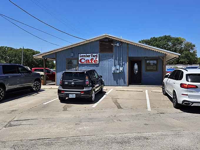 That full parking lot under blue skies tells you everything you need to know about what's waiting inside.