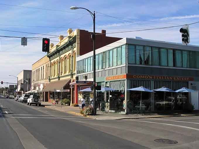 Downtown Pendleton's historic storefronts prove that charm doesn't require a trust fund or a time machine.