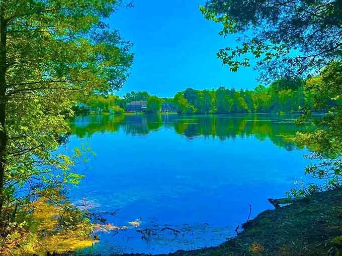 When the water mirrors the sky this perfectly, you know you've found your happy place in Jersey.