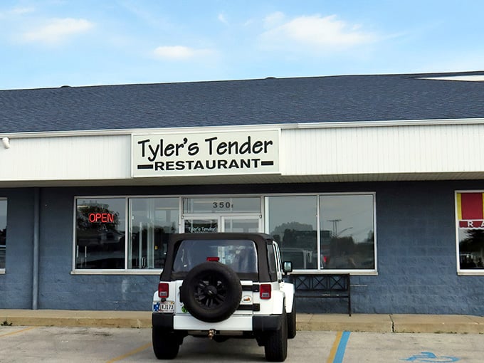 The unassuming exterior hides a world of wonder where trains meet tenders in perfect harmony.