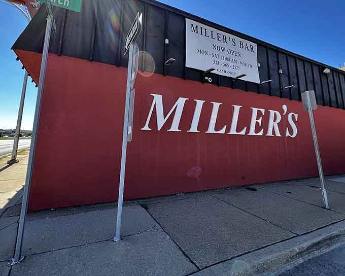 Miller's Bar stands proud on Michigan Avenue, a beacon for anyone who understands what really matters in life.