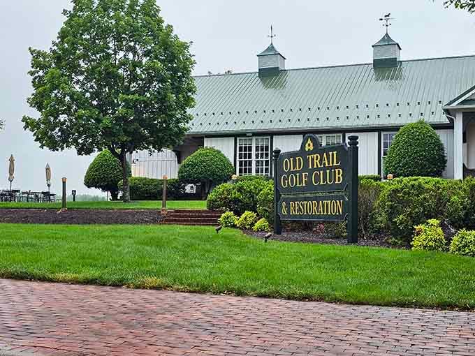 The Old Trail Golf Club welcomes you with manicured grounds that say "relax" louder than your weekend alarm.