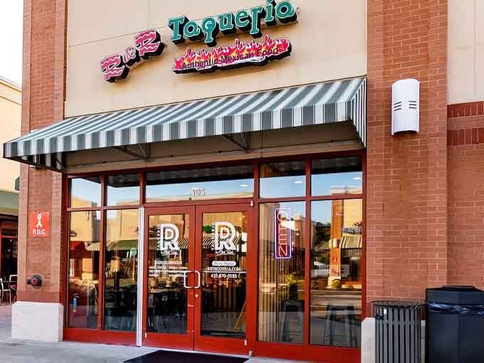 Those glass doors are the gateway to flavor town, where your expectations will be delightfully scrambled.