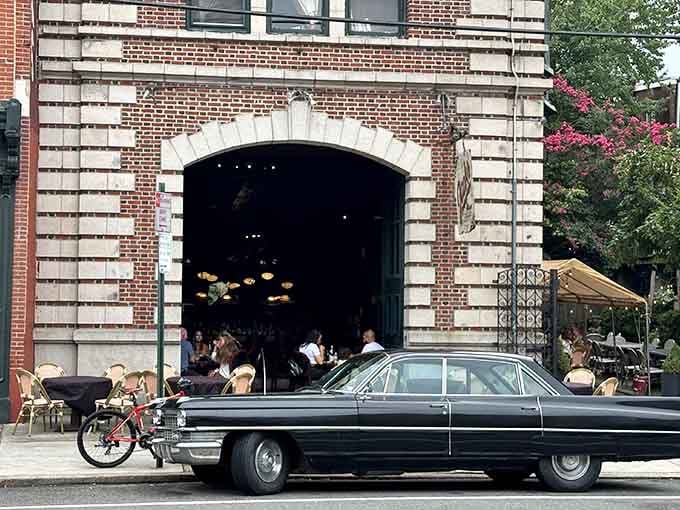 Jack's Firehouse stands proud on Fairmount Avenue, proving historic buildings make the best restaurants when given proper respect.