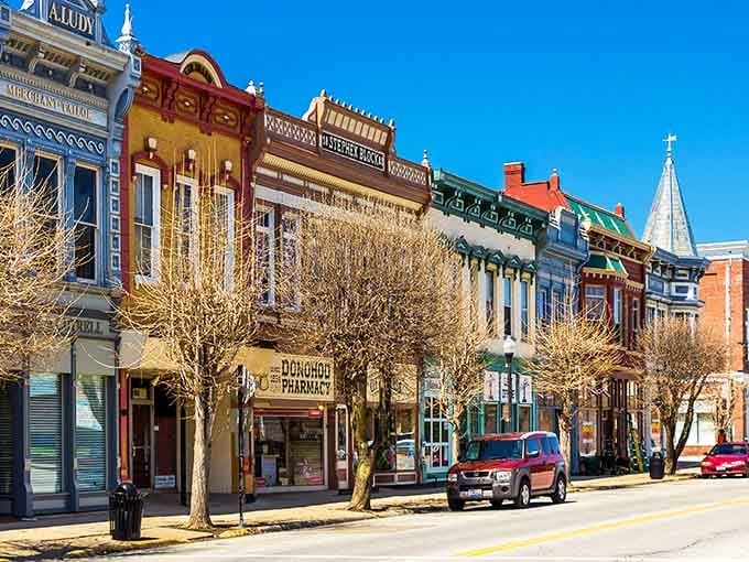 Georgetown's historic downtown looks like someone colorized a vintage postcard and brought it to life with actual charm.