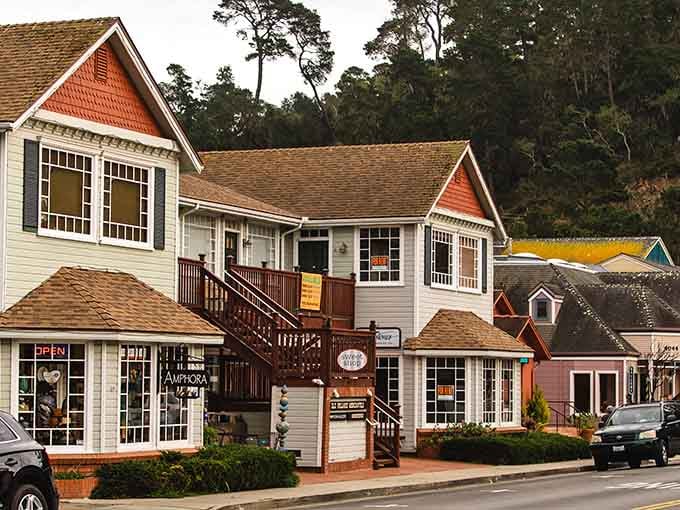 Those charming storefronts aren't just pretty faces; they're invitations to slow down and actually enjoy shopping again.