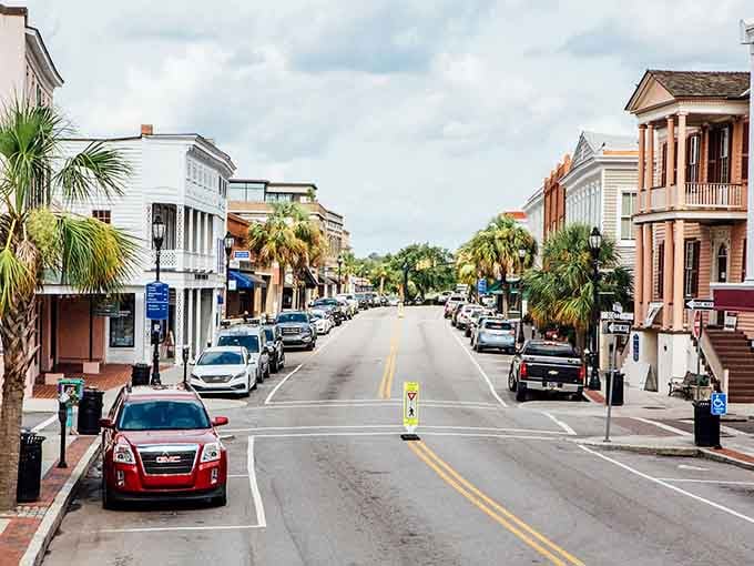 Downtown Beaufort looks like someone built a town specifically for postcards and then forgot to tell anyone it was fake.
