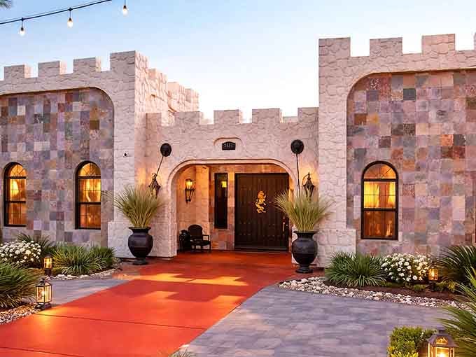 That moment when a medieval fortress appears in the Arizona desert and you question everything you know about geography.